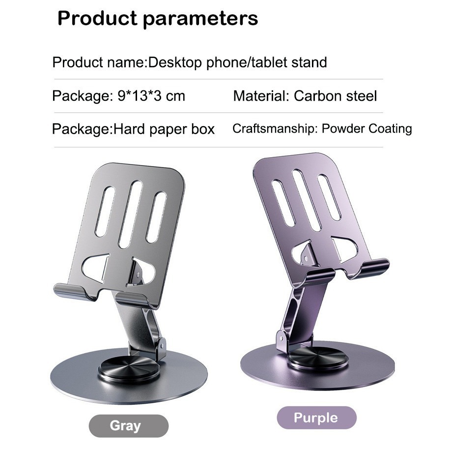 【Buy 1 Take 1】All-metal aluminum alloy 720° infinite rotation holder ...