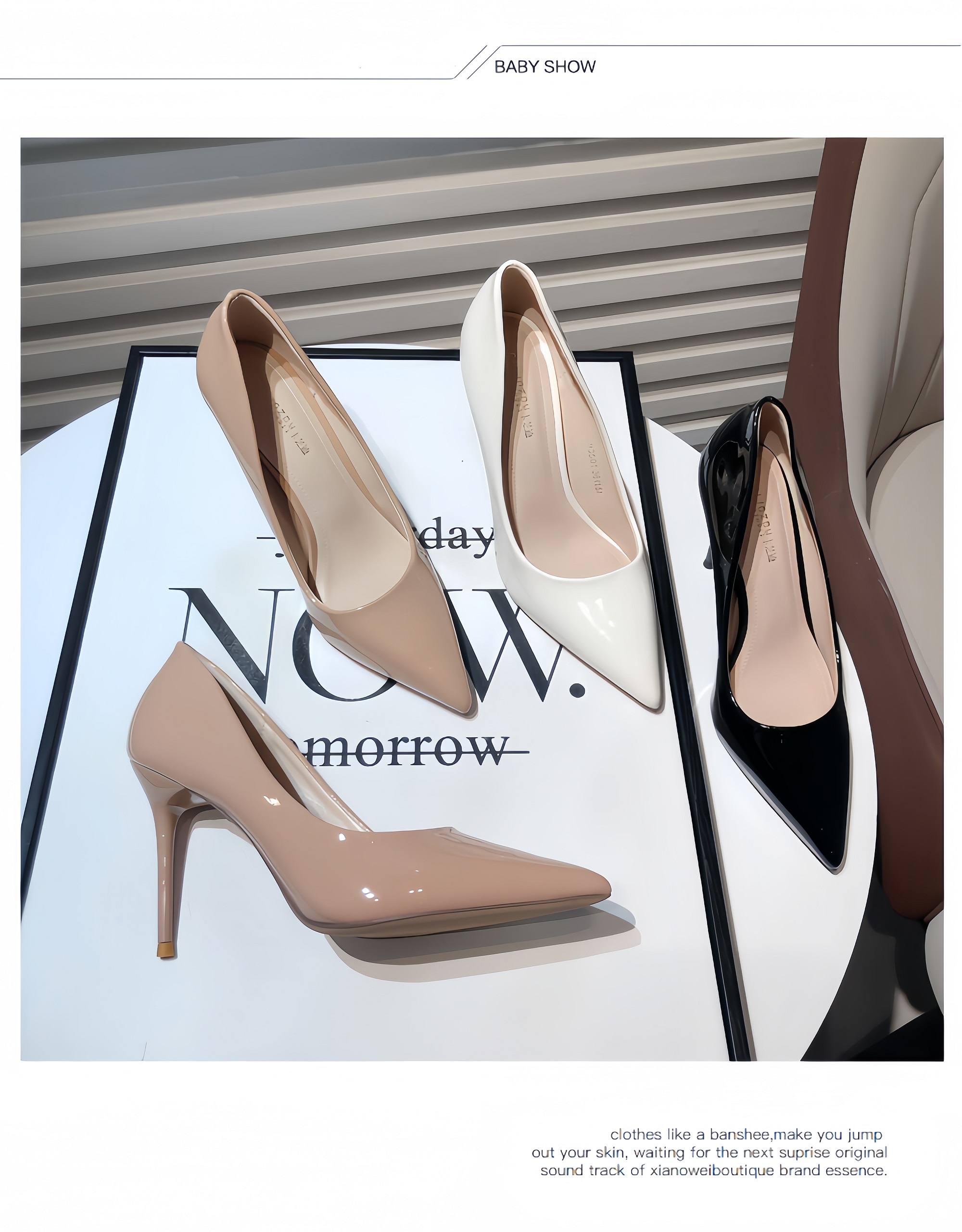 Henice Elegant Pointed Heels Stiletto Korean Fashion High Heel for ...