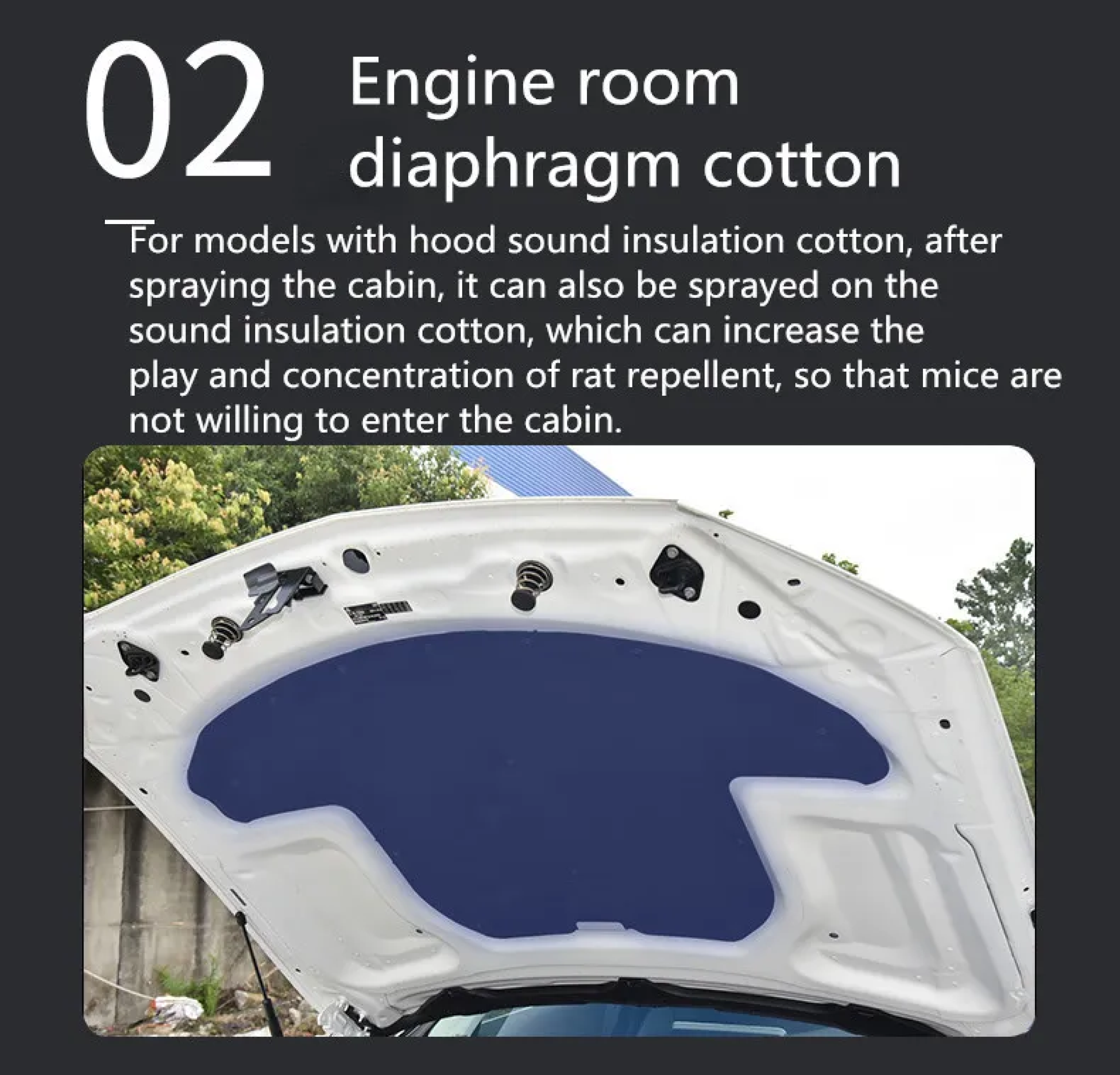 Car engine rat repellent 500ml rodent repellent for rat rat spray for ...