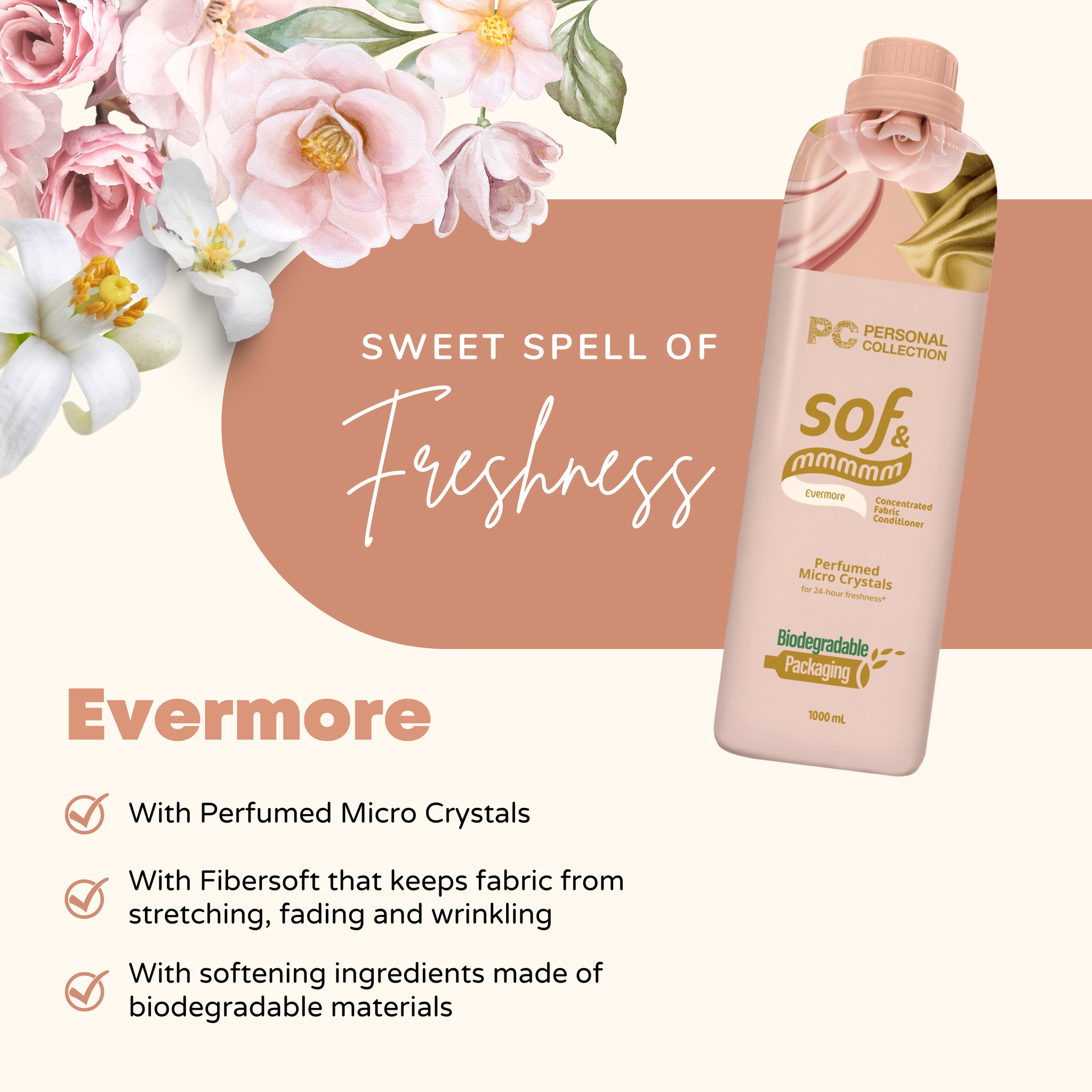 PC SOF & MMMMM Concentrated Fabric Conditioner 1.5Liters | Shopee ...