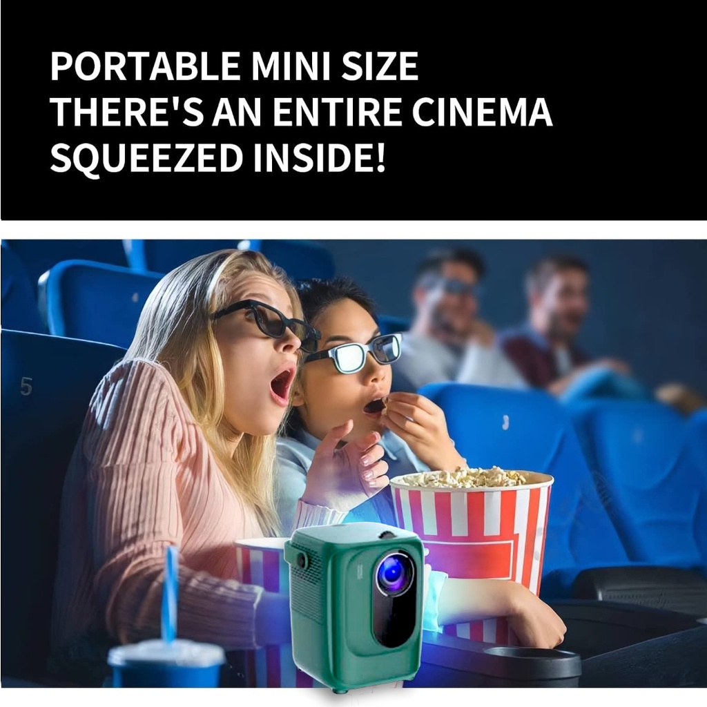 Projector S10 Portable Smart Mini 4K UHD LED Projector OS Android WiFi ...