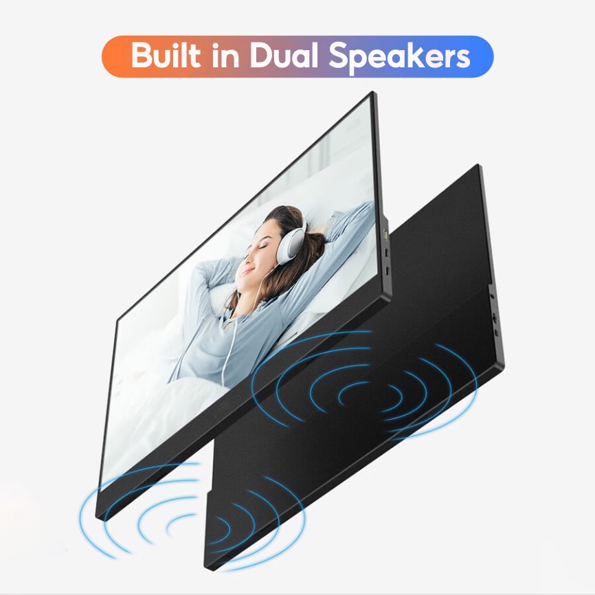 Expose Portable monitor Touch Uitra-Thin 15.6inch HDR FHD Game/Ofhce ...