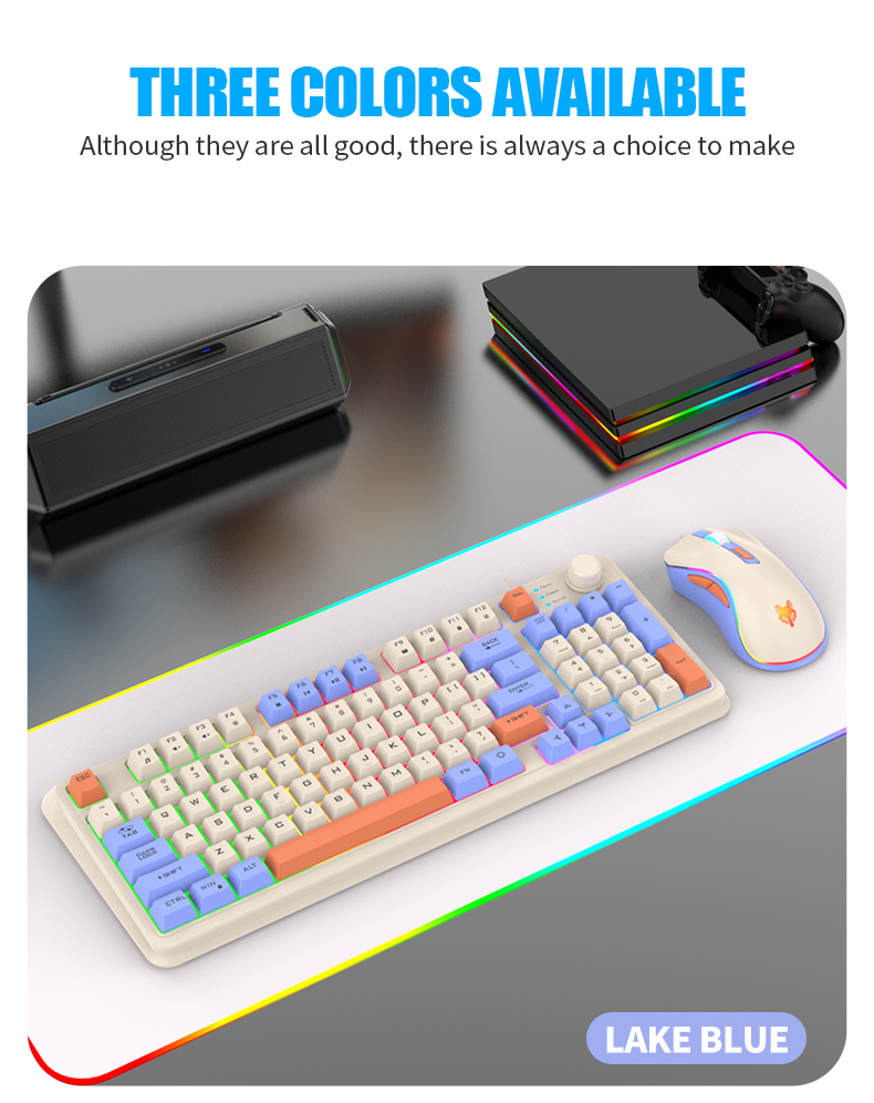 12 hours delivery K82 mixed ledlight 94 key contrast color mechanical ...