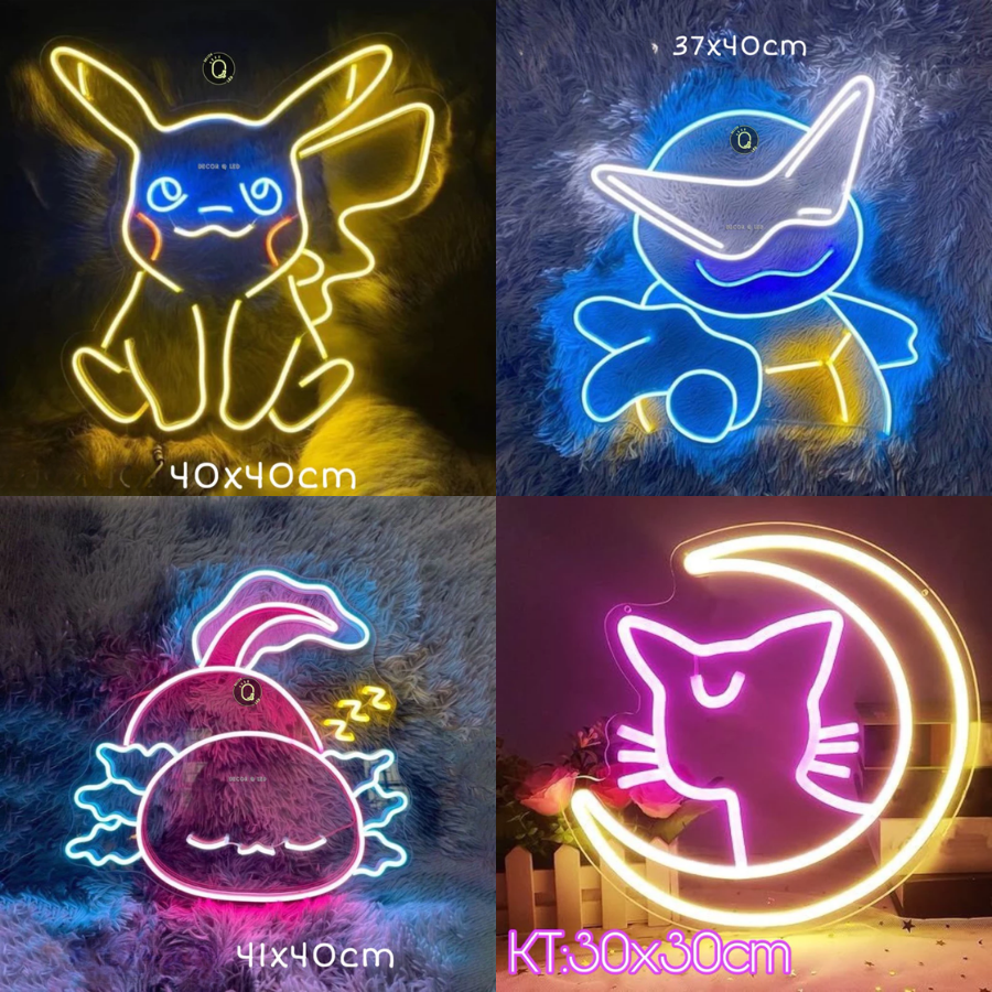 LED Neon Lights Animal For Room Decor, Aesthetic Waterproof Bedroom ...