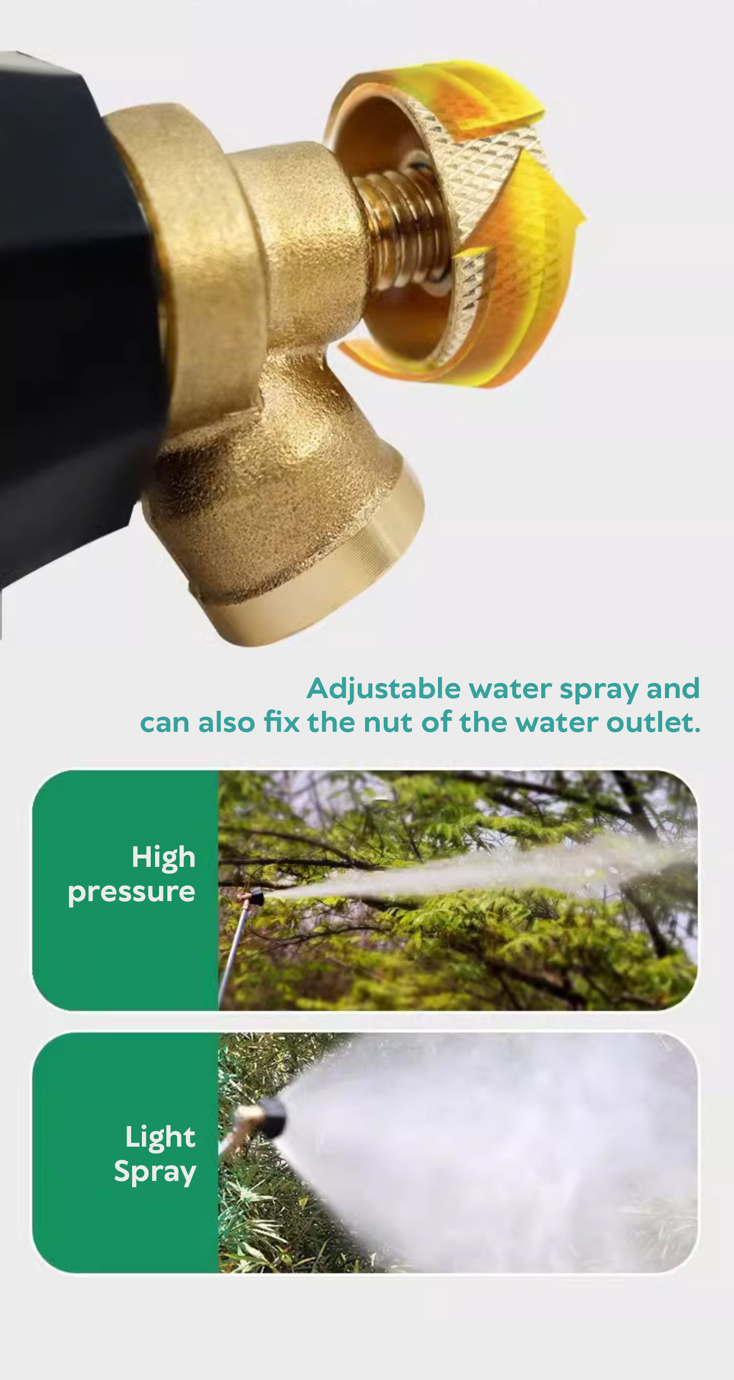 4Pcs Garden Spray Nozzle Adjustable Nozzle For Agricultural Sprayer ...