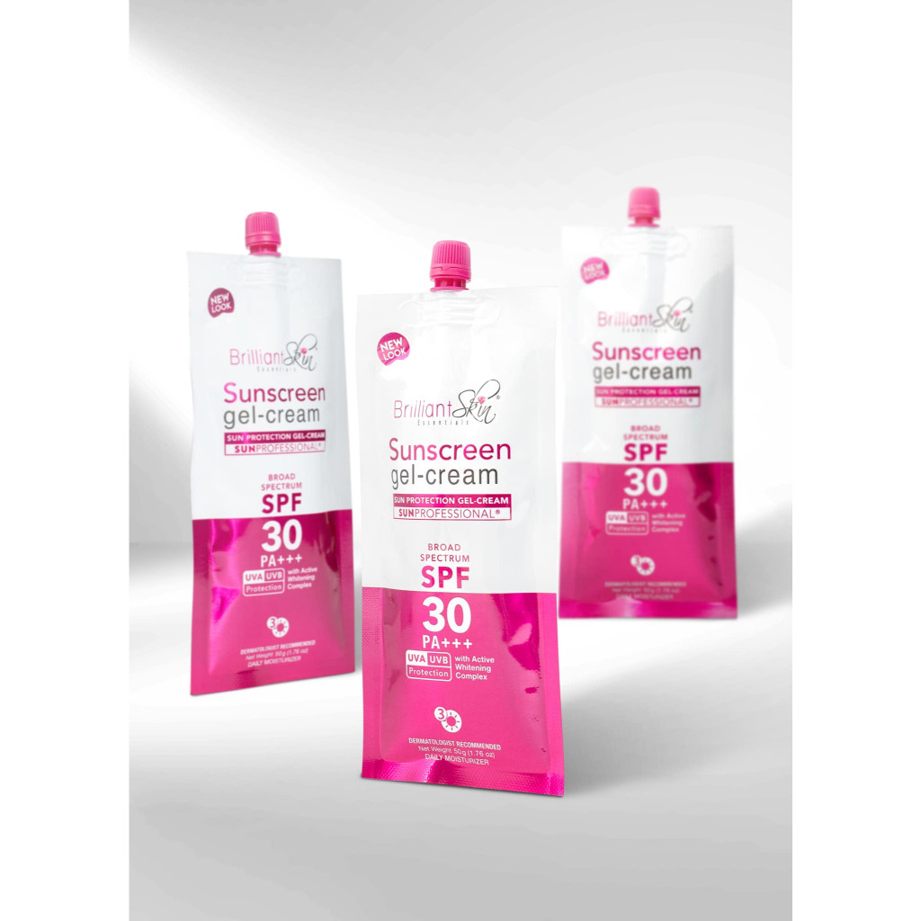 BRILLIANT SUNBLOCK Gel Cream Sunscreen Orig 50g ProtectSachet | Shopee ...
