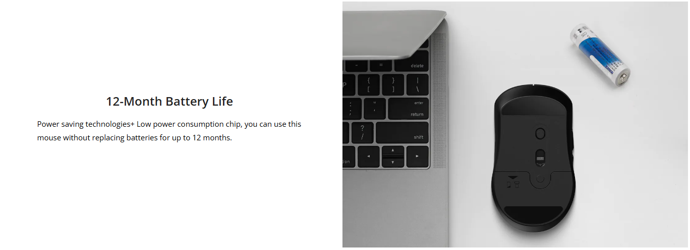 Rapoo M306 2.4 Wireless Optical Mice With Side FWD And Back Buttons ...