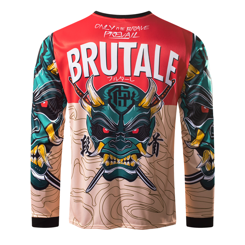 Long Sleeve Motor Jersey Men Motocycle Sublimation Jersey Shirt Racing ...