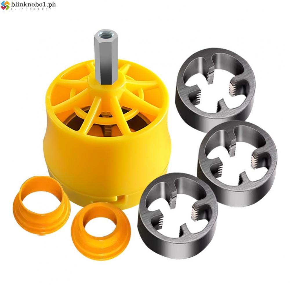 PVC Pipe Threader Kit with 1/2In 3/4 In 1 Inch Dies Pipe Threader Pipe ...