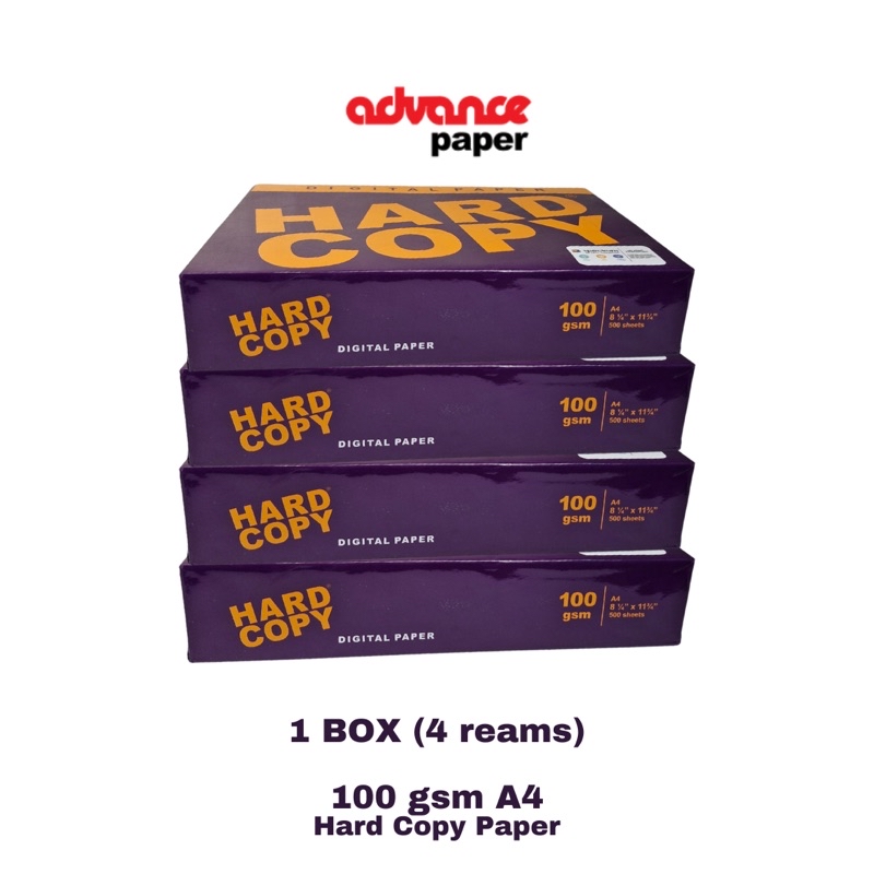 100Gsm Hard Copy Bond Paper Short / A4 / Long Sub.28 Super Quality ...