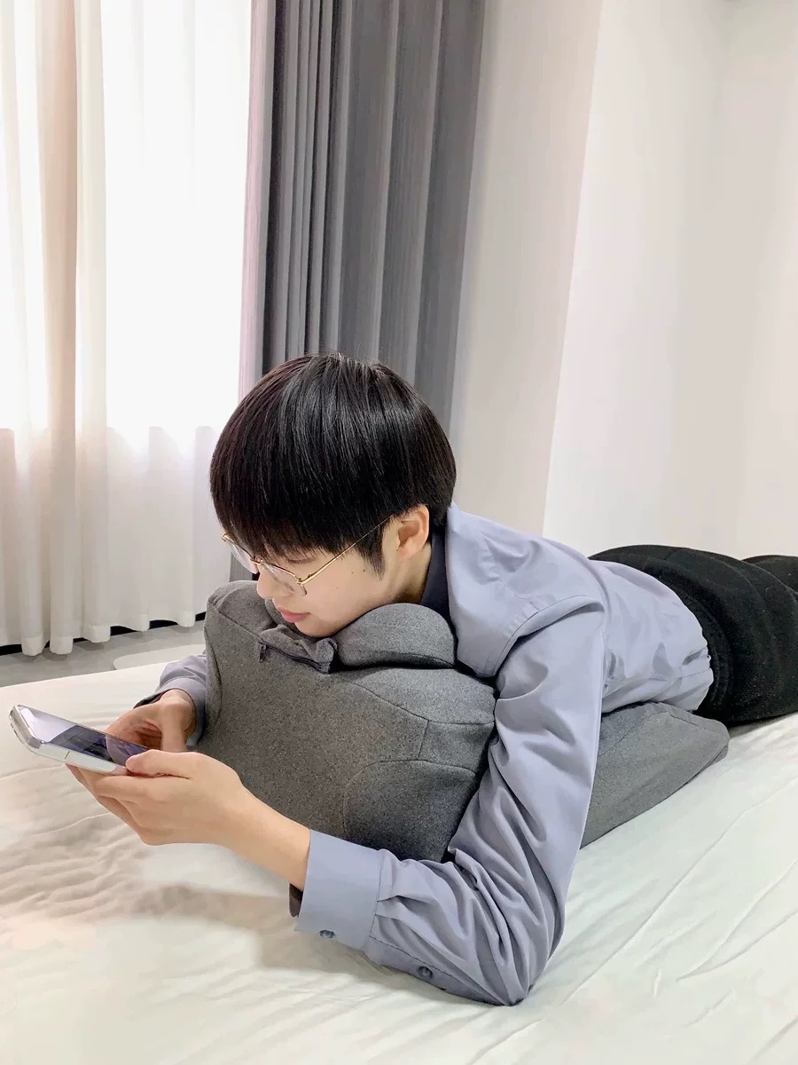 Bed Multifunctional Ergonomic Wedge Pillow with New Prone Position for ...
