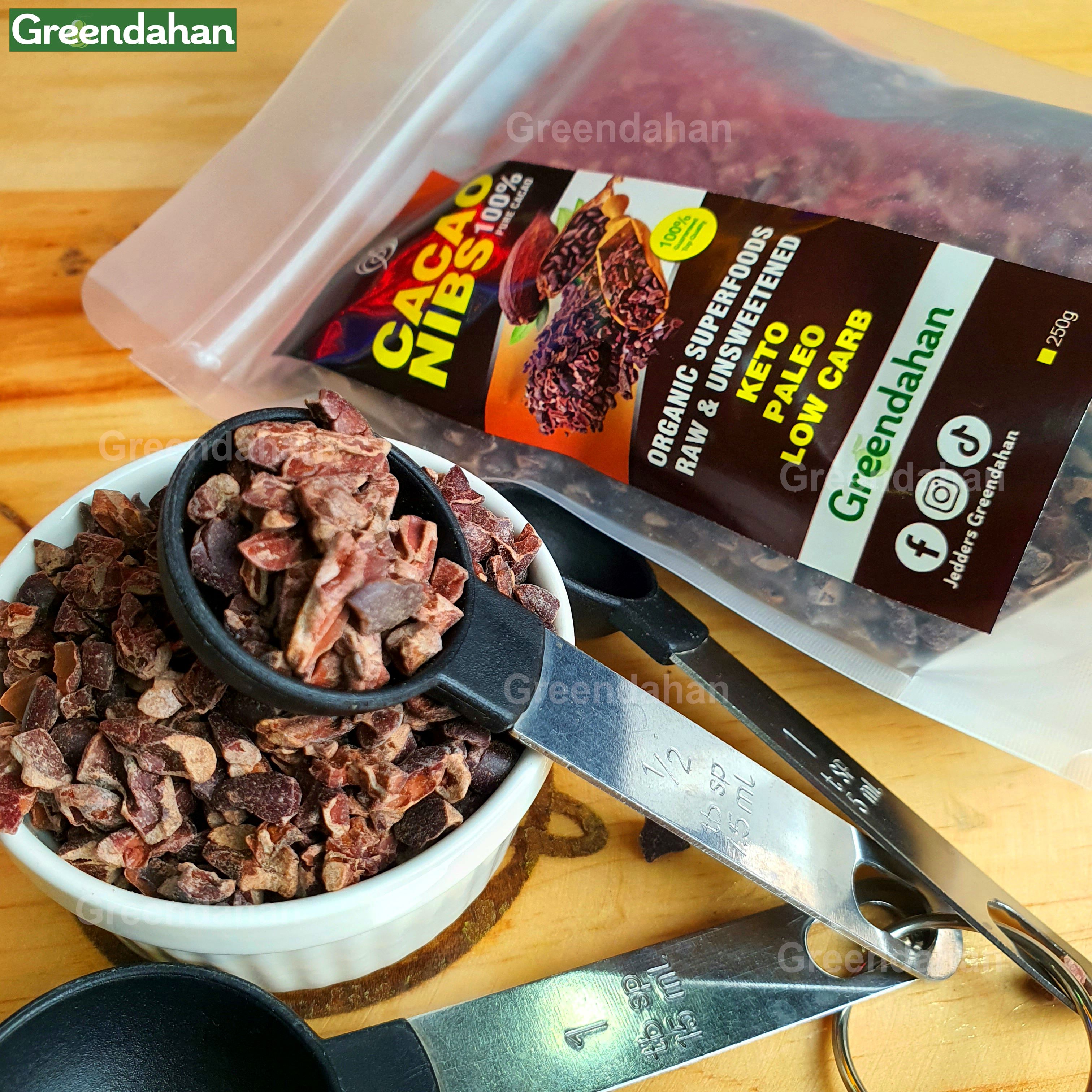 GREENDAHAN / Cacao Nibs 100g | 250g - Repacked Unsweetened, Keto Friendly | Shopee Philippines