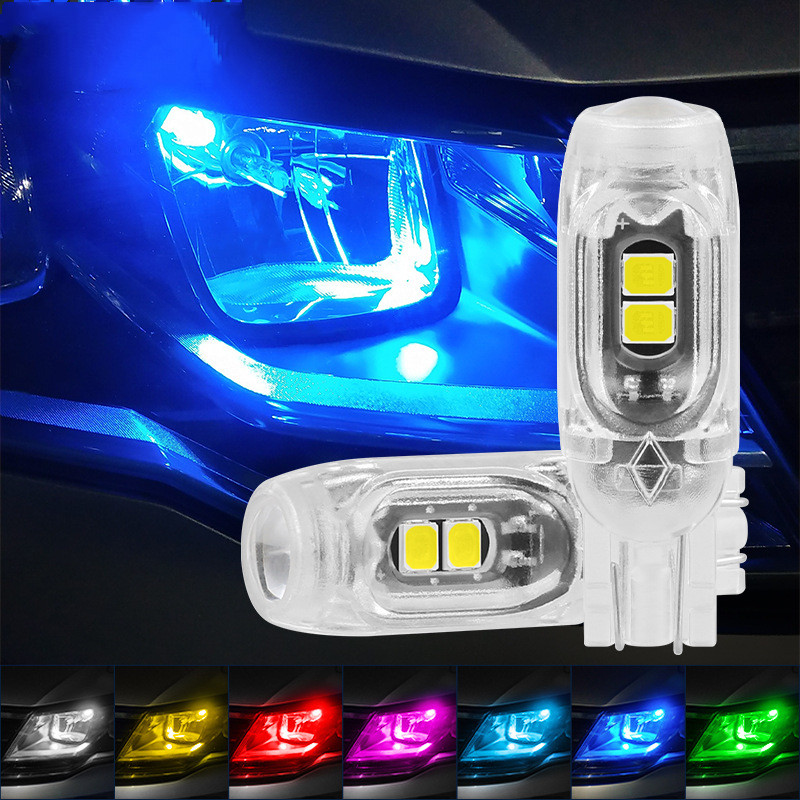 4pcs T10 Blinker Signal Light Flash W5W lens Led Strobe Bulb 194 WY5W ...