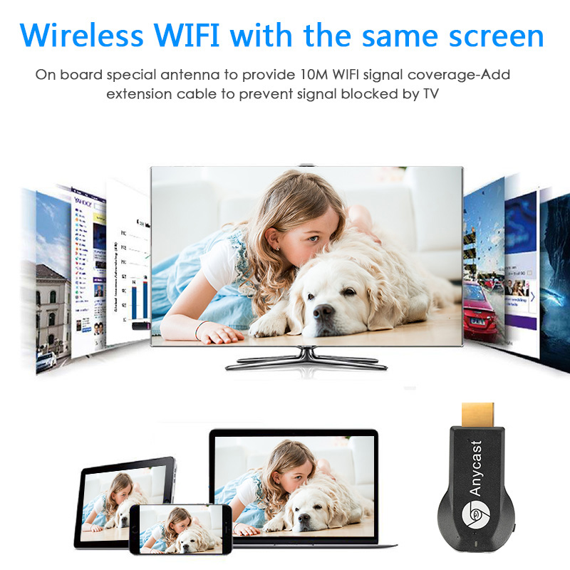 Anycast HDMI Wireless Display Adapter WiFi 1080P Mobile Screen ...