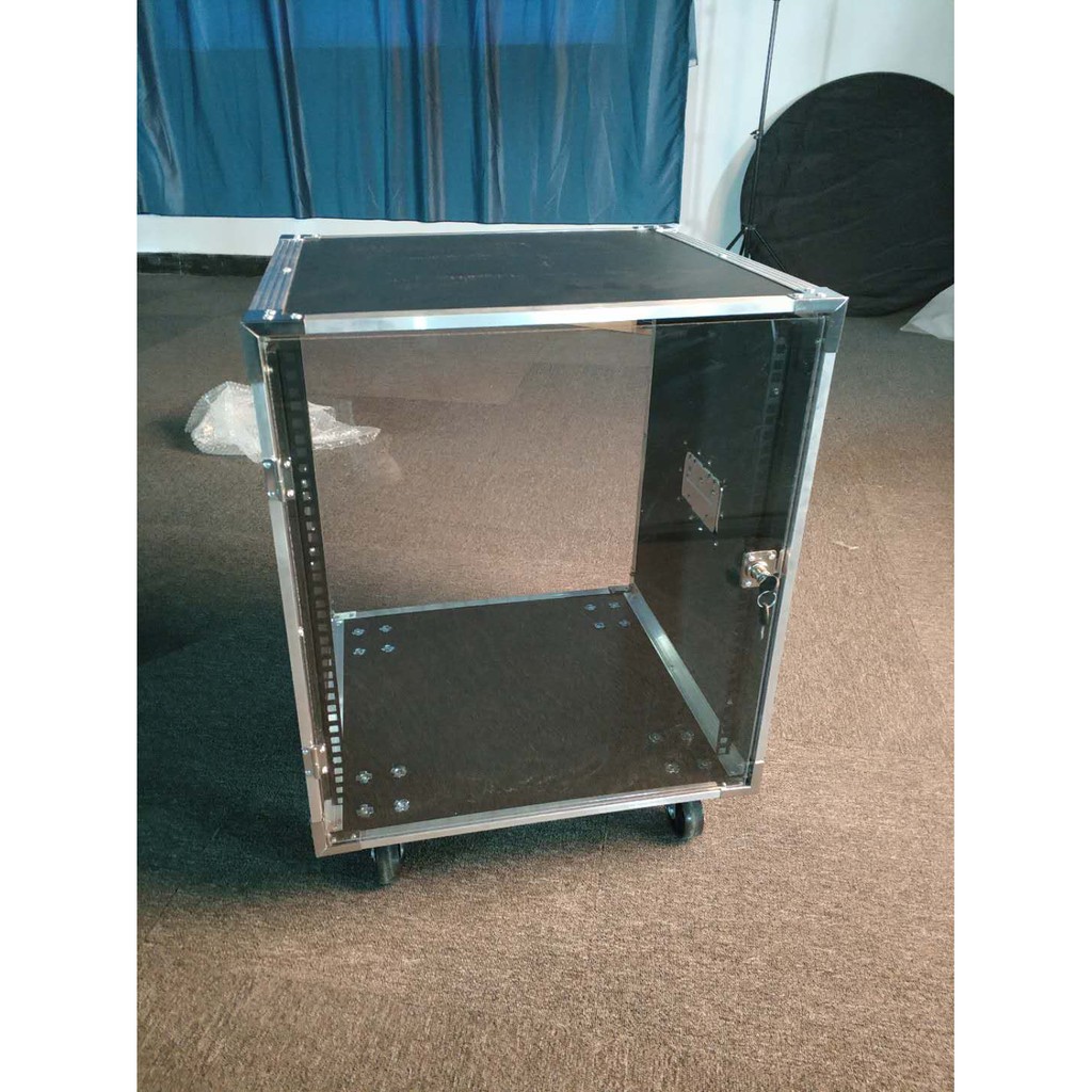 12U Flight Case Power Amplifier Rack Empty Cabinet Touring Case With ...