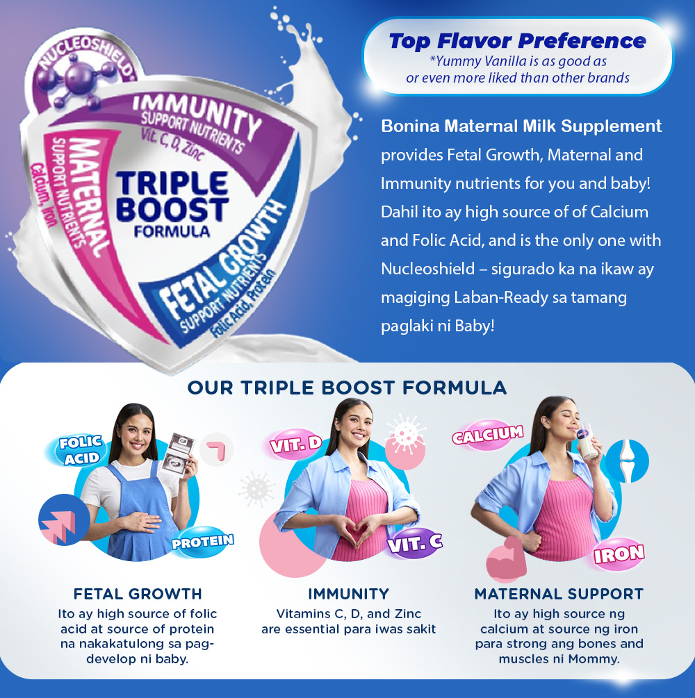 Bonina Maternal Milk Supplement for Pre-pregnancy, Pregnancy, and ...