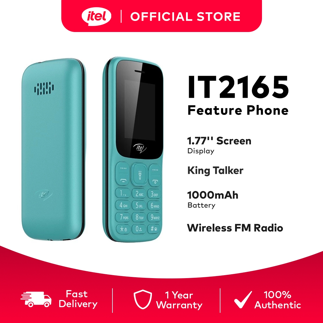 Itel 2165 Basic Cellphone Dual Sim Original (Keypad) 1.77"Screen ...