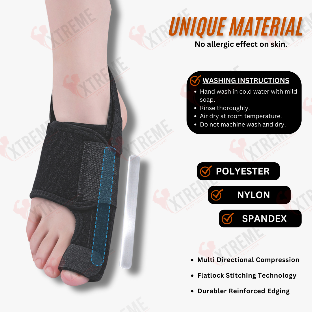 Toe Support Brace Adjustable Strap Corrector for Curved Toes Bent Toes ...