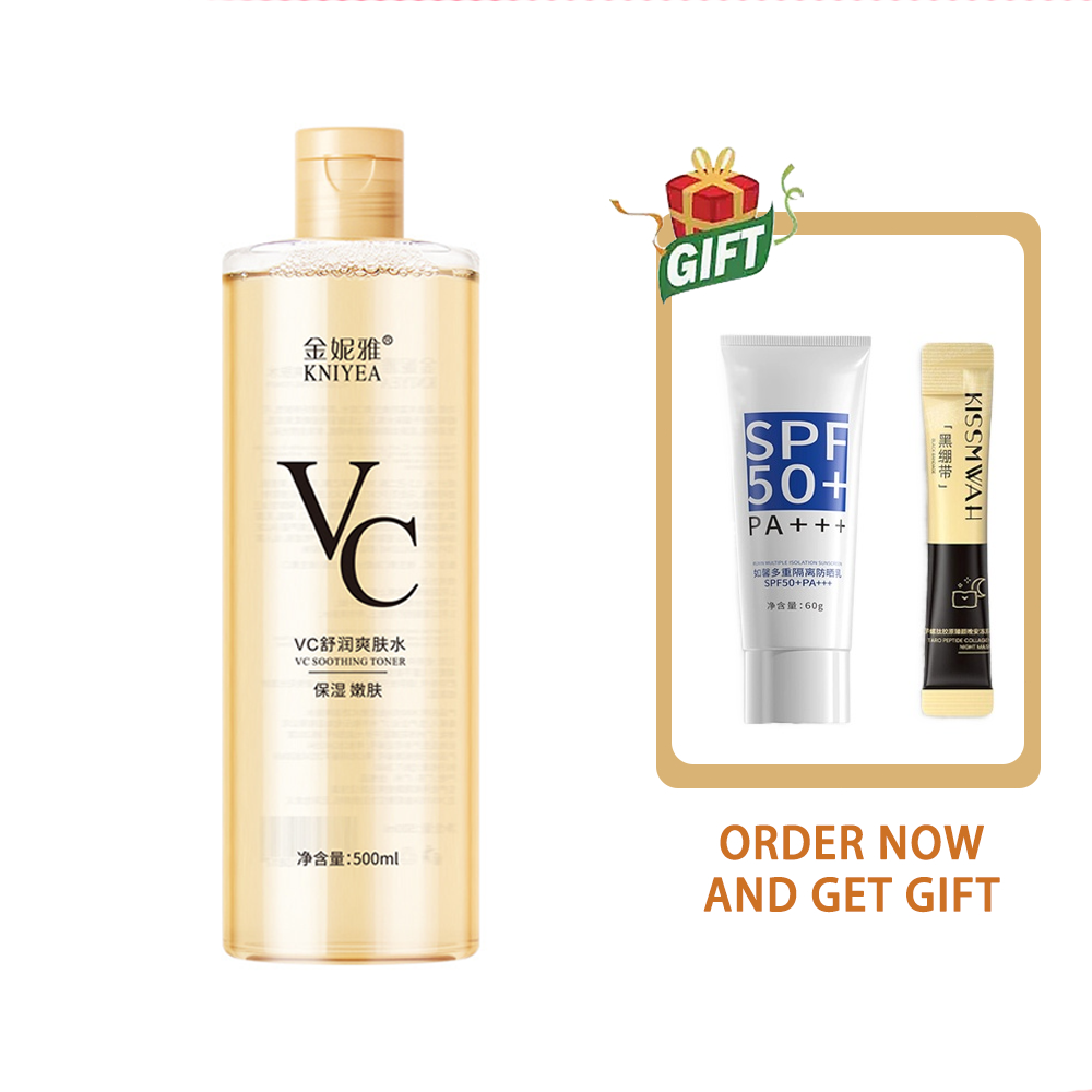 FDA 500ML Vitamin C Toner Whitening Toner Essence Remove Melasma Acne ...