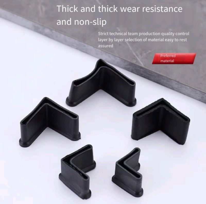 Rubber Footing Angle Bar Rubber Footing L-Shaped Footing Triangel ...