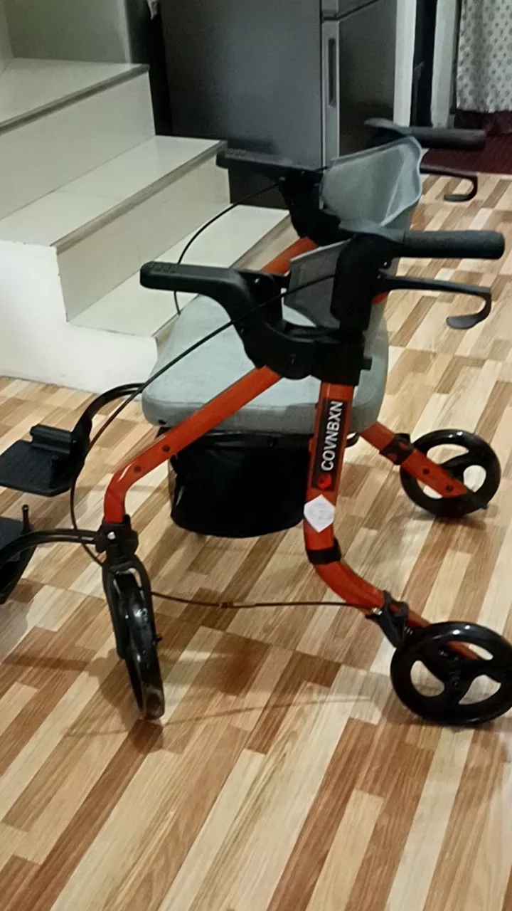 German elderly walking Walker Wheelchair adult walker with wheels and ...