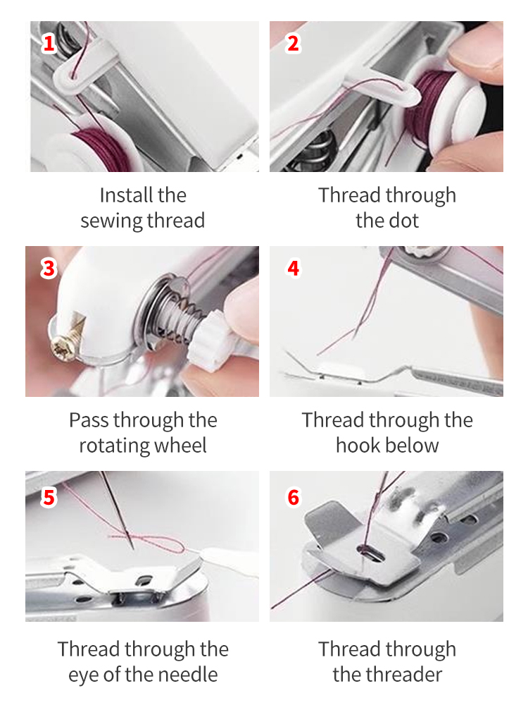 Mini Portable Sewing Machine Multi-functional Manual Sewing Machine ...