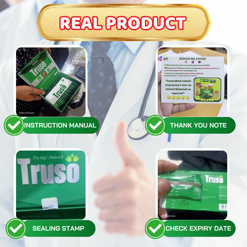 TRUSO Herbal Stomach Relief – 30 Sachets for Ulcer, GERD, Acid Reflux ...