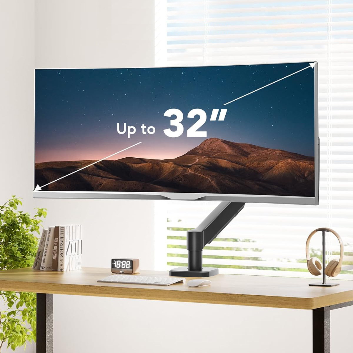 EXPOSE Monitor stand dual monitor mount for desk monitor riser portable ...