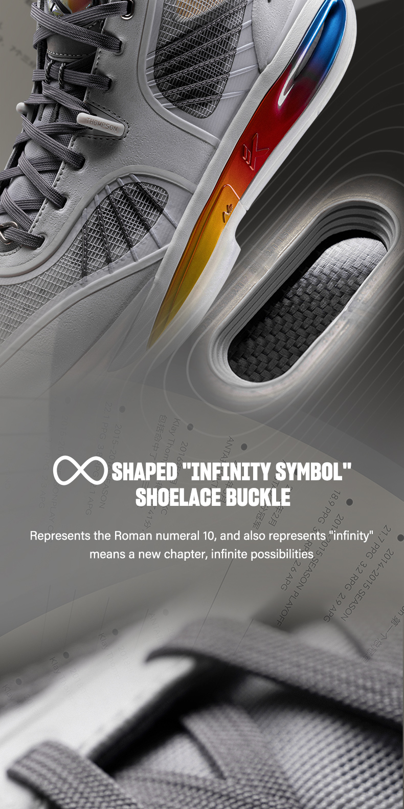 ANTA Men KTX Klay Thompson Basketball Shoes Anti-torsion Support Non ...