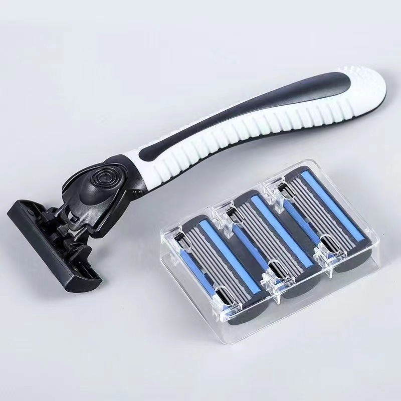 New 6-layer manual shaver blade for men, old style shaving razor blade ...