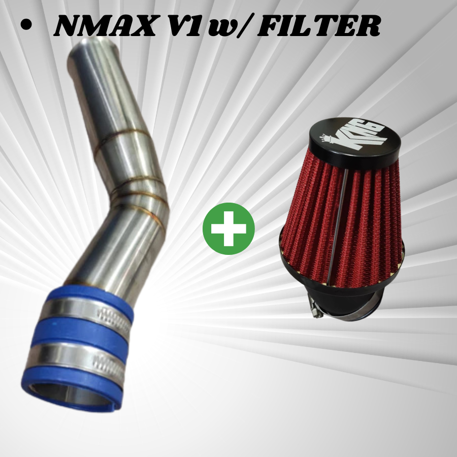 King Drag Stainless Ram Air Wave 125 Long Xrm Sniper Fi-Carb Aerox Click V1-V2-V3 PCX 150-160 ...