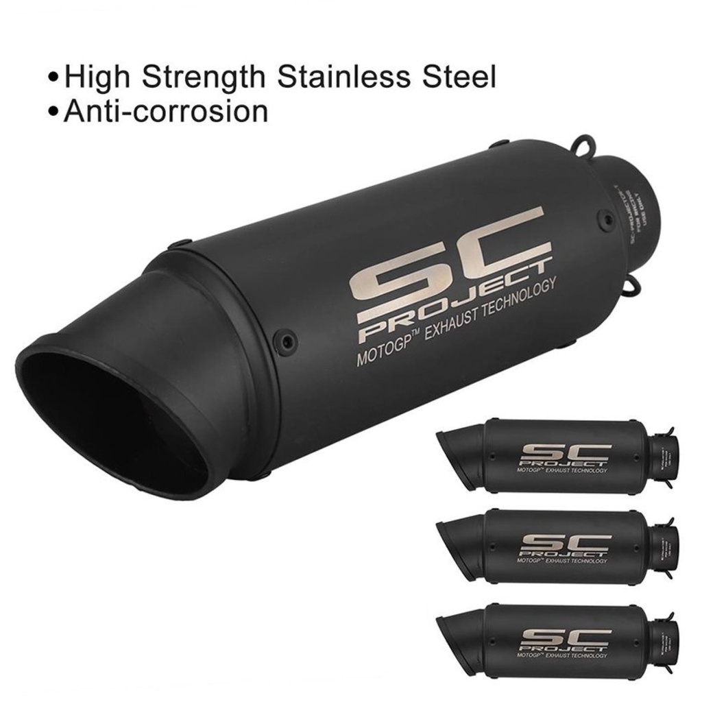 SC Project Exhaust Pipe Universal motorcycle exhaust muffler pipe tail ...