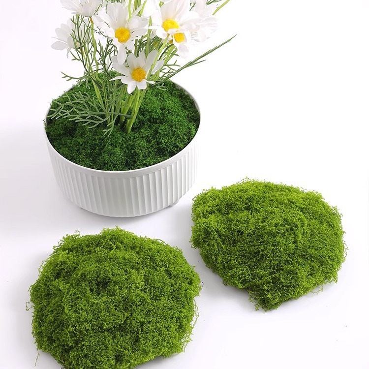 100g Green Artificial Moss Simulation Moss Grass Turf Lawn Green Fake ...