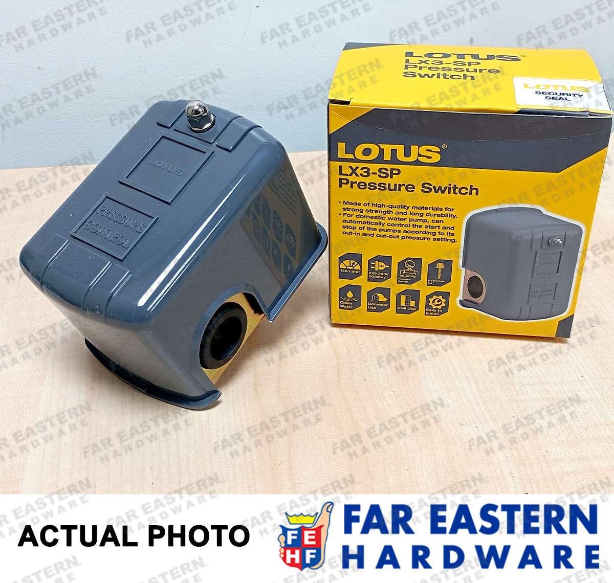 LOTUS Pressure Switch for Water Tank LX3-SP LTVAR | Shopee Philippines