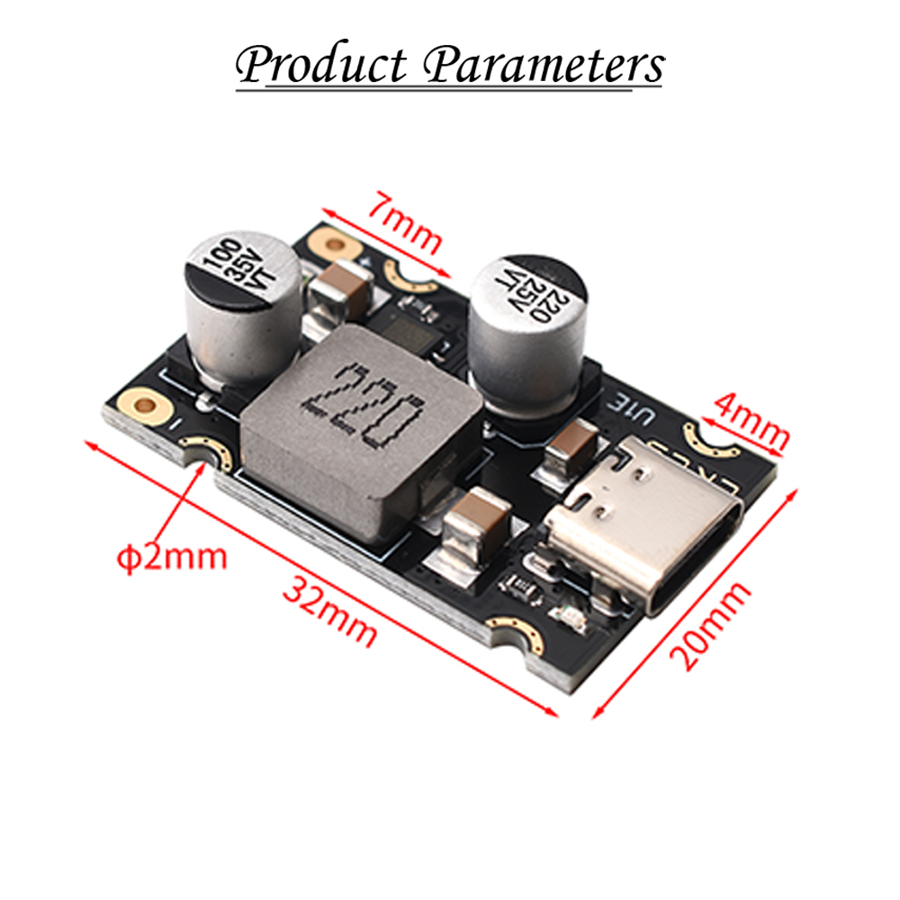PD65W Fast Charging Module DC 12~30V PD3.1 QC3.0 SCP / PPS Type-C ...