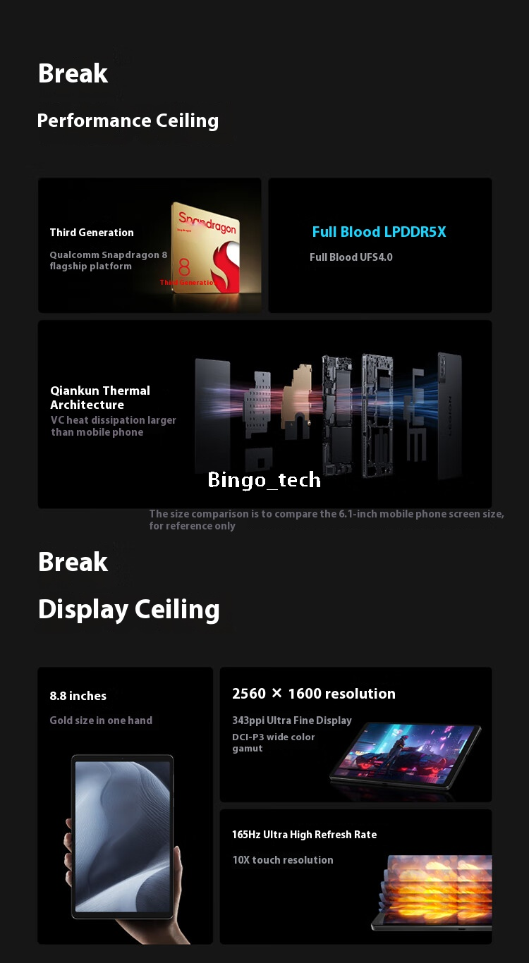[ Global Rom ] Lenovo Legion Y700 2025 Snapdragon 8 Elite Legion Y700 2024 Snapdragon 8 Gen 3 ...
