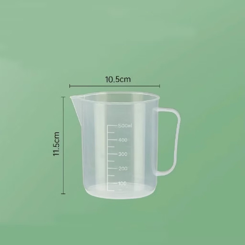 Plastic Beaker 500ml / Beaker 500ml / Beaker with Handle 500ml | Shopee ...