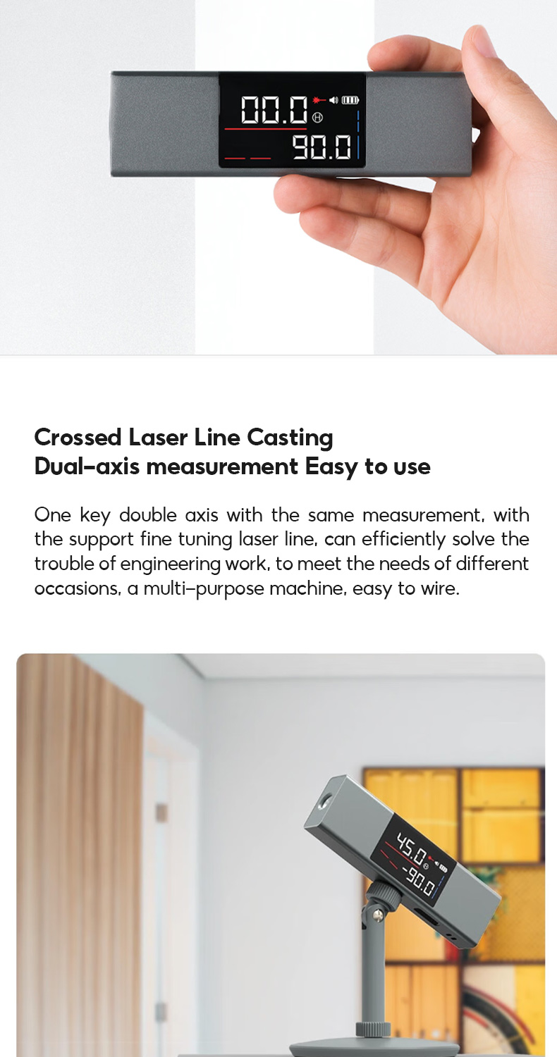 Xiaomi Duka Infrared Laser Horizontal Projection Angle Instrument ...