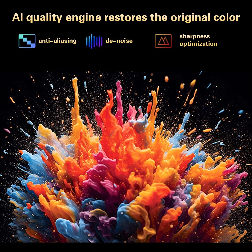 A10 Projector 4K HD 20000 lumens Mini Projector for phone with ...