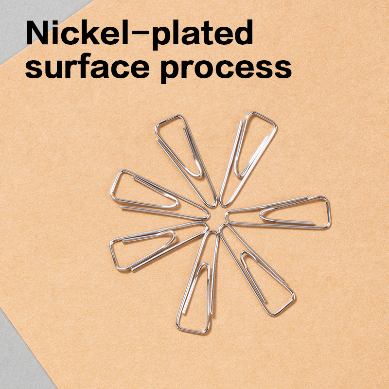 Deli Metal Triangle / Round Paper Clip | Shopee Philippines