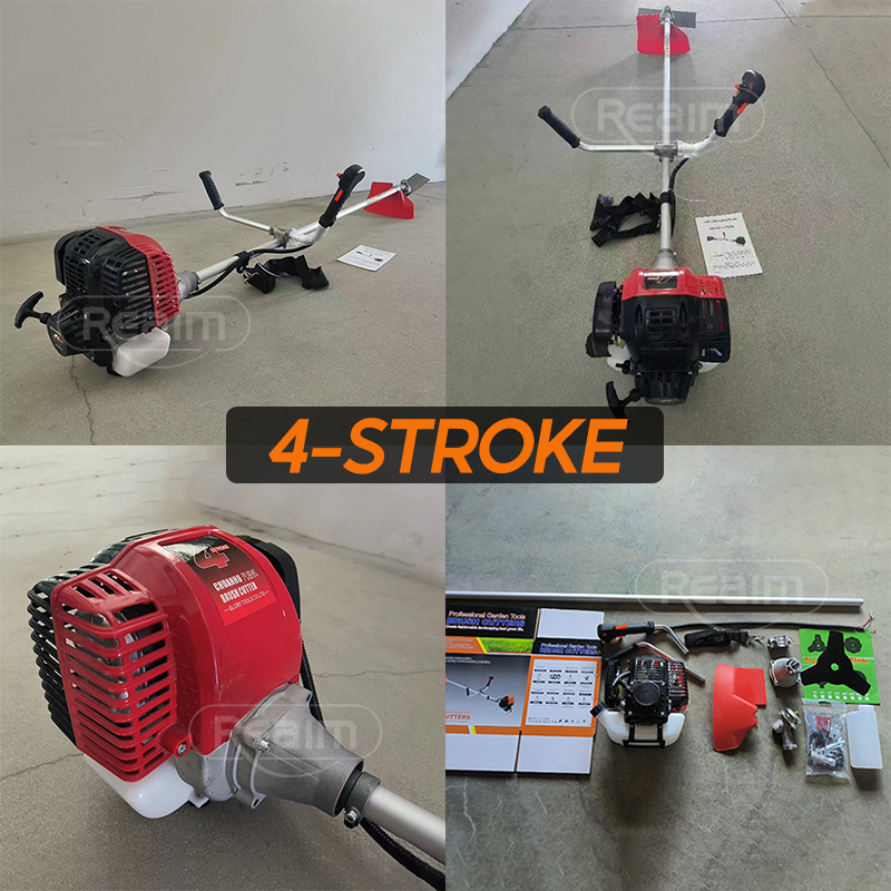 Grass Cutter 4 Stroke Lawn Mower Grass Cutter String Trimmer 52CC ...