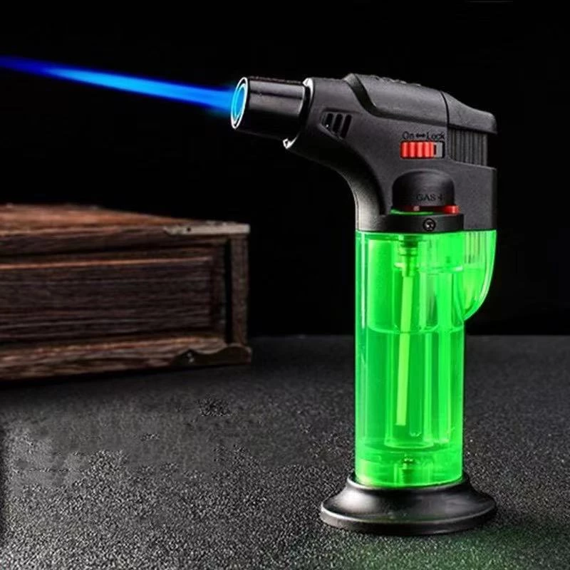 Large Windproof Refillable Jet Torch Lighter Gas Flame Brazing Gun Tool ...