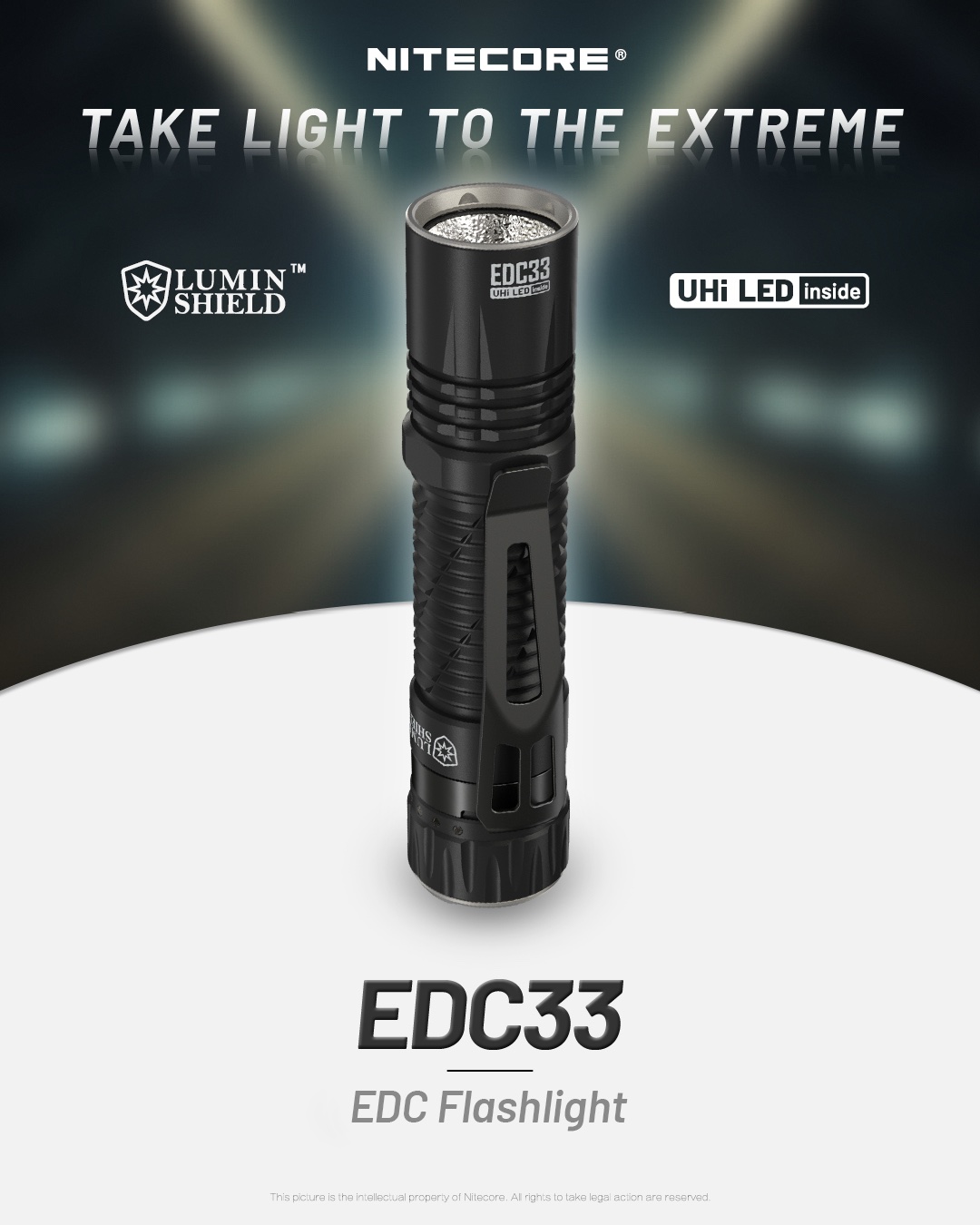 Nitecore EDC33 Flashlight with Lumin Shield - 4000 Lumens - USB-C ...