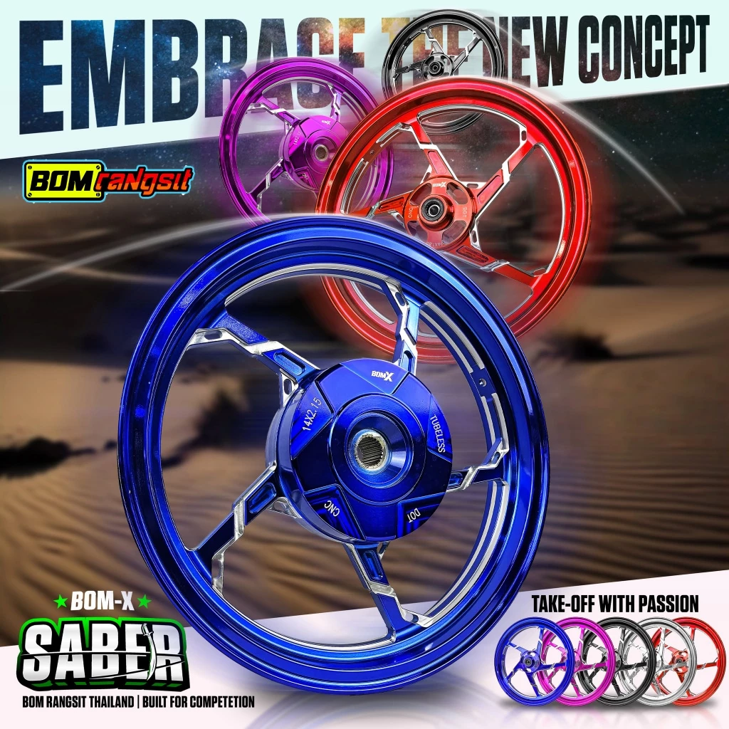 BOM RANGSIT MAGS SABER BOM X SABER Mags For Click 125/150 Mags For ...