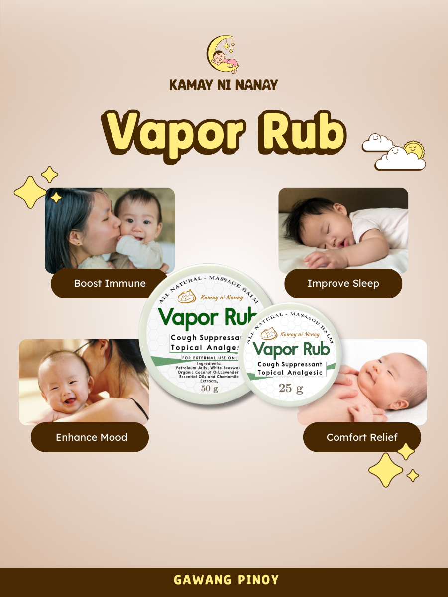 Kamay ni Nanay Vapor Rub Baby Balm – Organic Vapor Rub for Babies ...