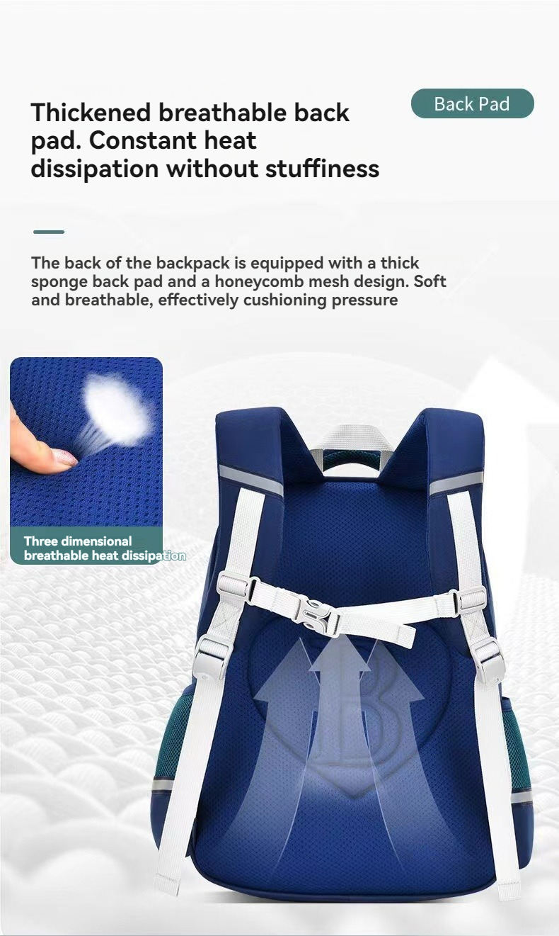 High Quality School Bag For Kids Girl And Boy Color Matching Backpack ...