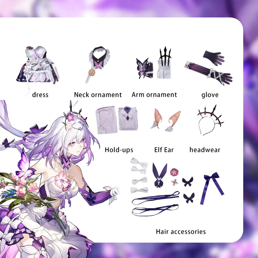 Castorice Cosplay Honkai Star Rail Castorice Cosplay Costume Dress ...