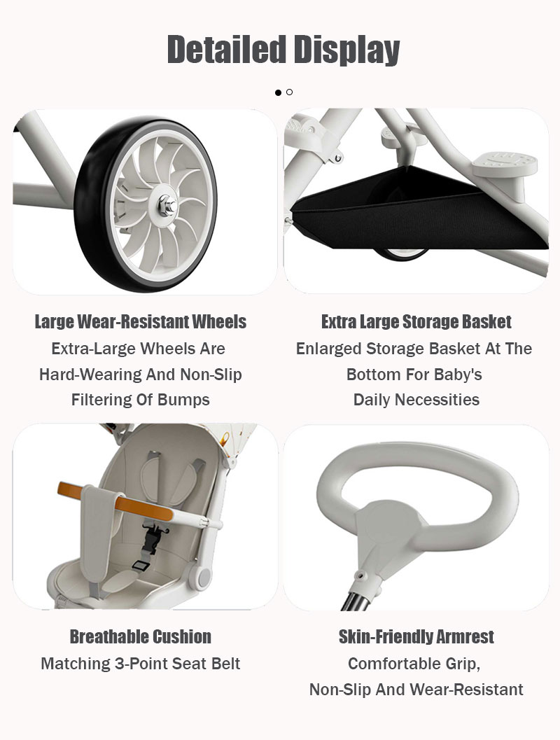 Monkey Baby Stroller Foldable Can Sit And Lie Down Stroller For Baby ...