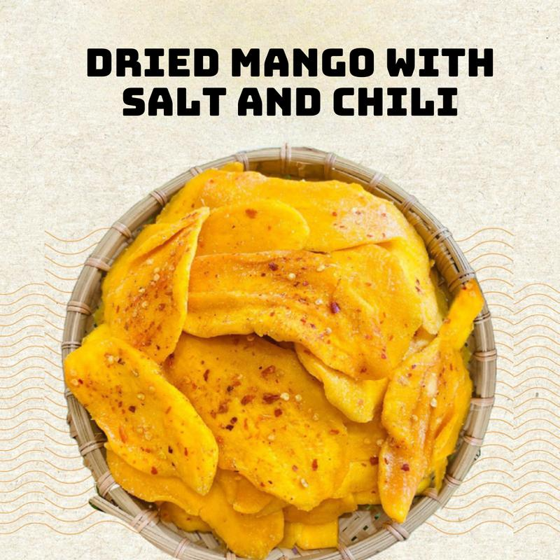 3F FOOD Spicy Dried Mangoes Fruits Salt And Chili from Vietnam 100g ...