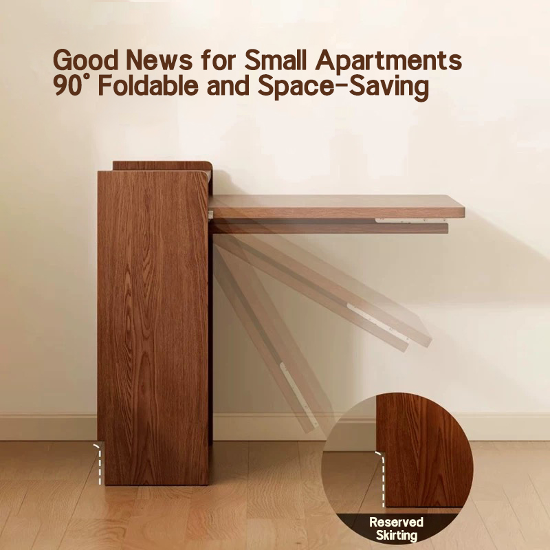 Simple Modern Dresser With Drawers Folding Table Wood Home Dining Table ...